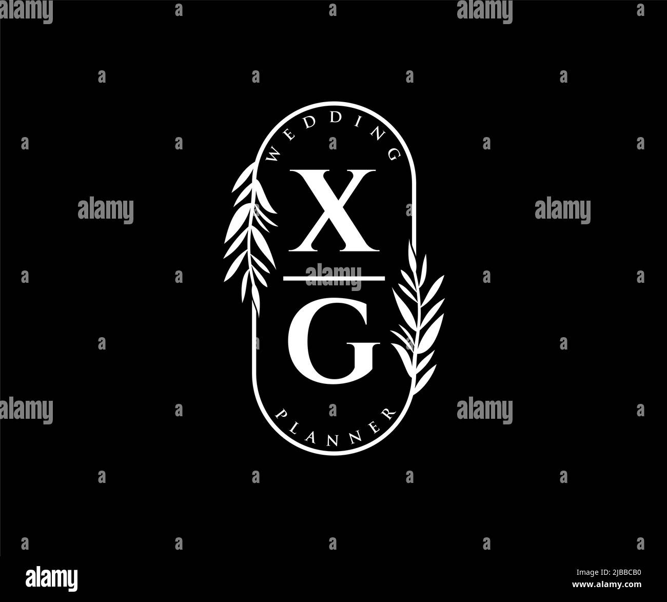 XG Initials letter Wedding monogram logos collection, hand drawn modern ...