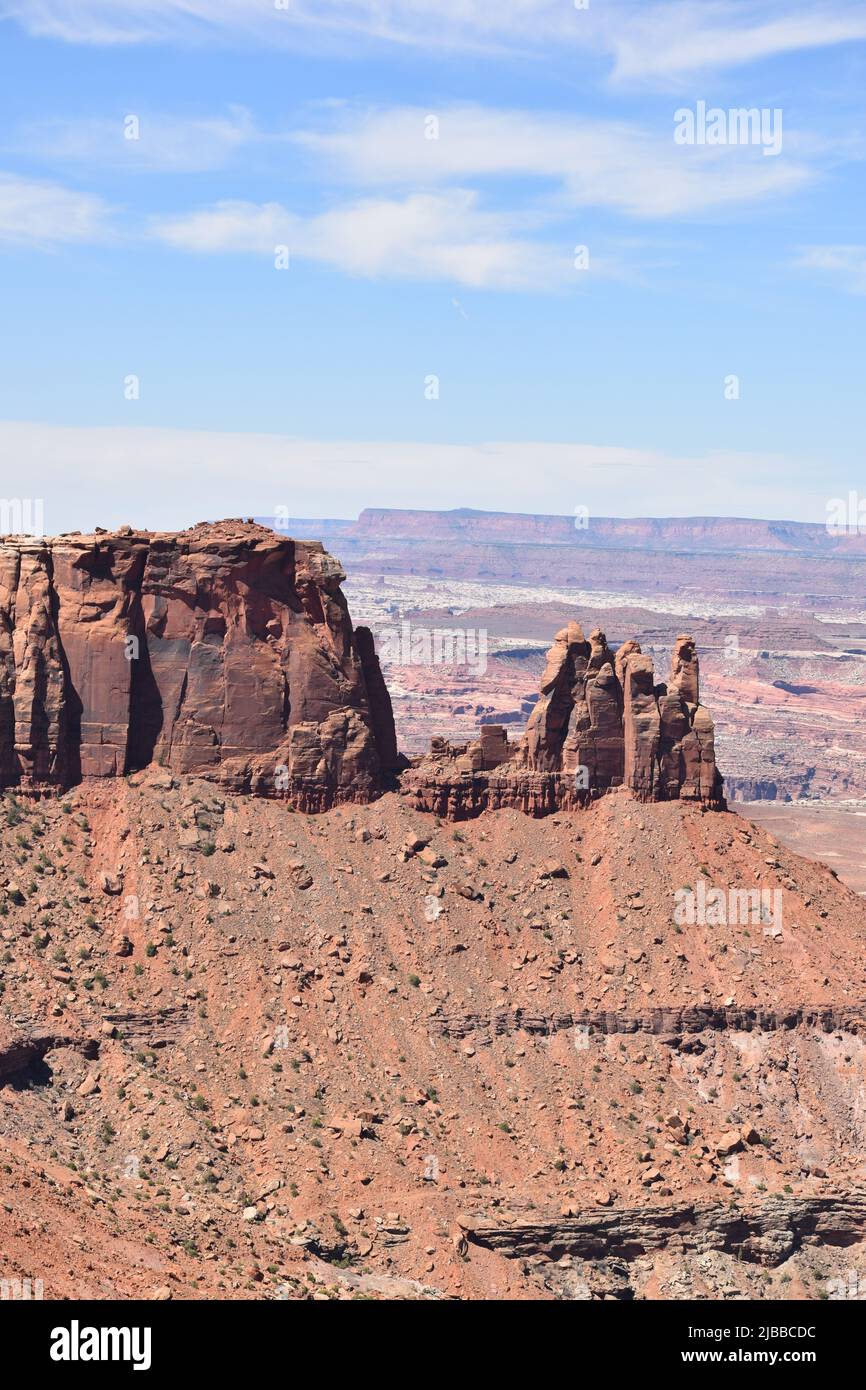 Red Rock Desert near Moab known for Dead Horse Canyon, Arches, and ...