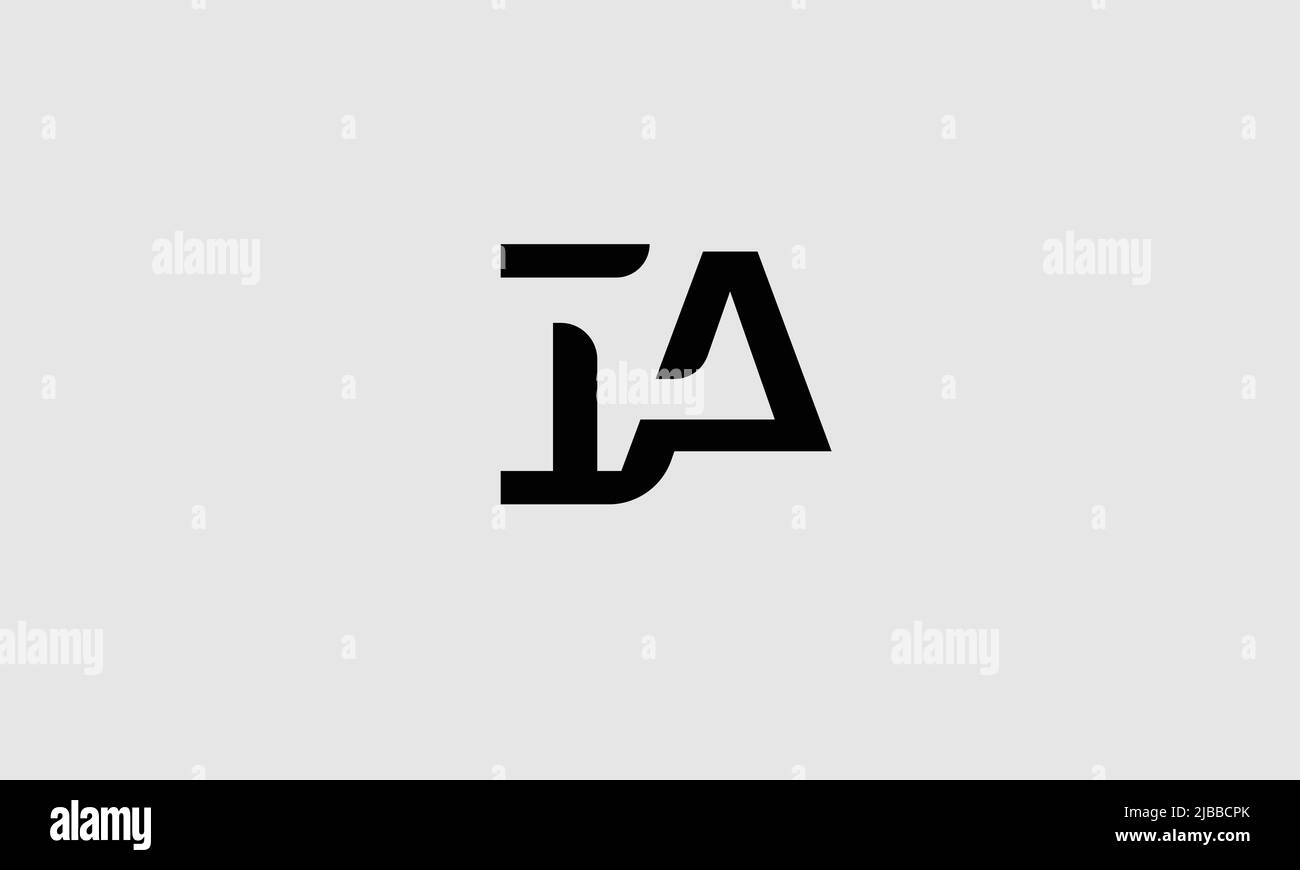 IA AI I A vector logo design template Stock Vector Image & Art - Alamy