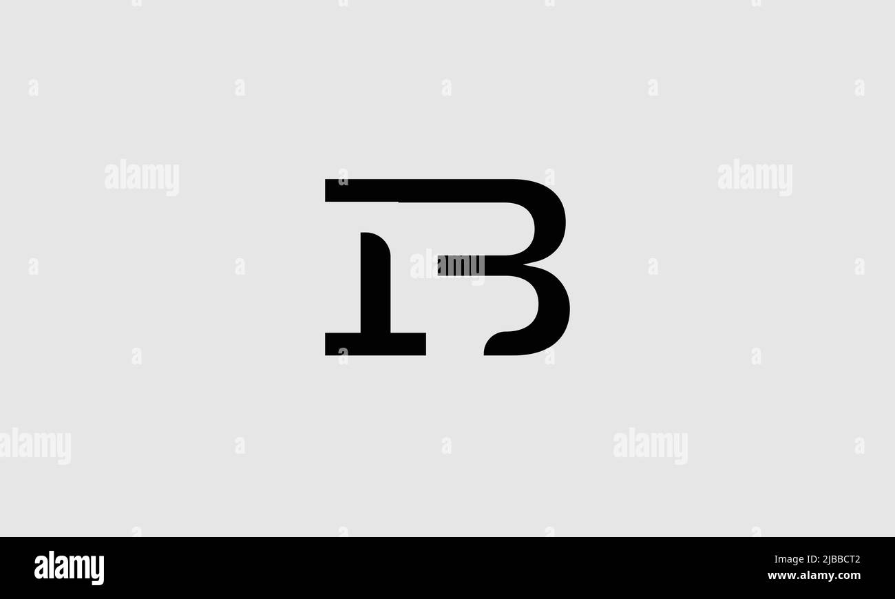 IB BI I B vector logo design template Stock Vector Image & Art - Alamy