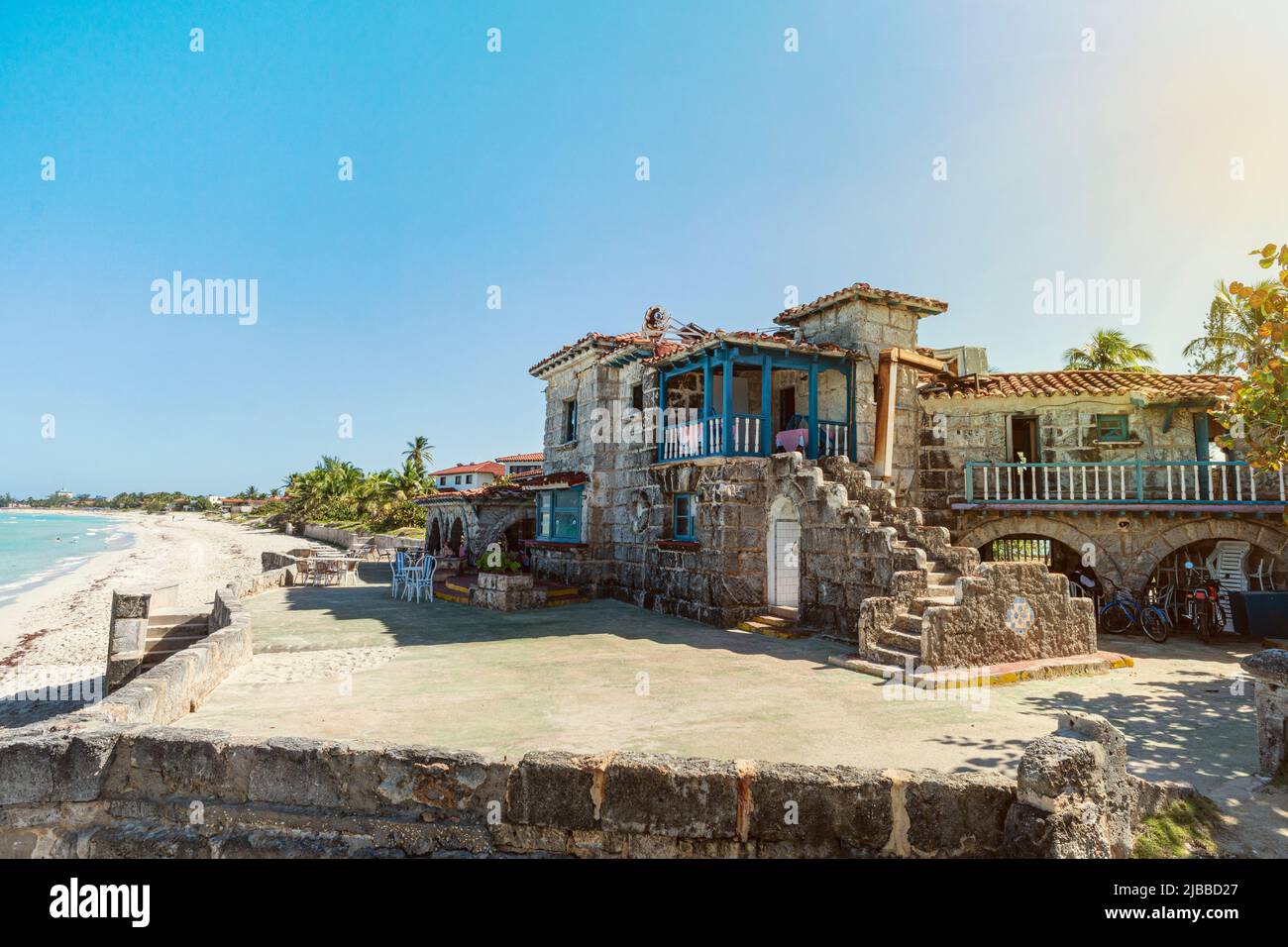 Al Capone's old villa, restaurant made in a retro style, the atmosphere ...
