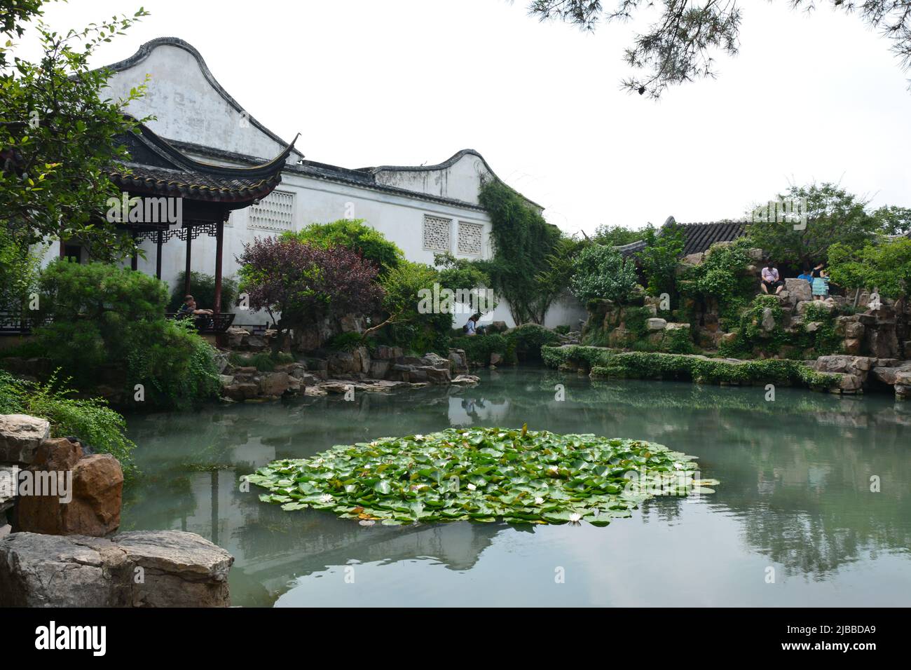 Exploring the gardens of Suzhou Stock Photo - Alamy
