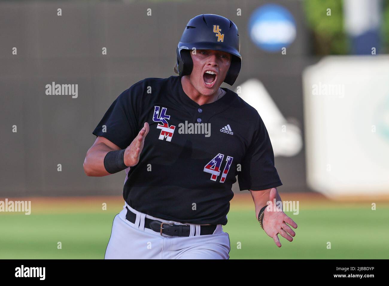 Jun 4, 2022: Southern Miss. first baseman Christopher Sargent (41 ...