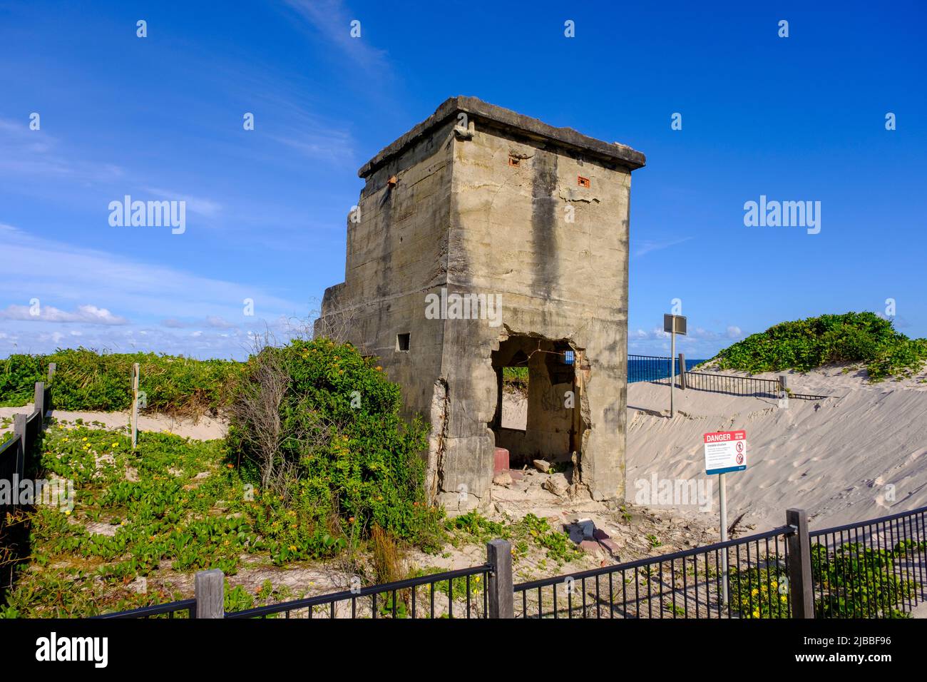 Bribie Island Second World War Fortifications Stock Photo - Alamy