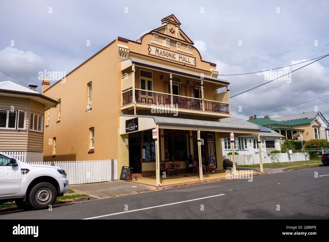 Matthew Thomas Cafe Stock Photo - Alamy