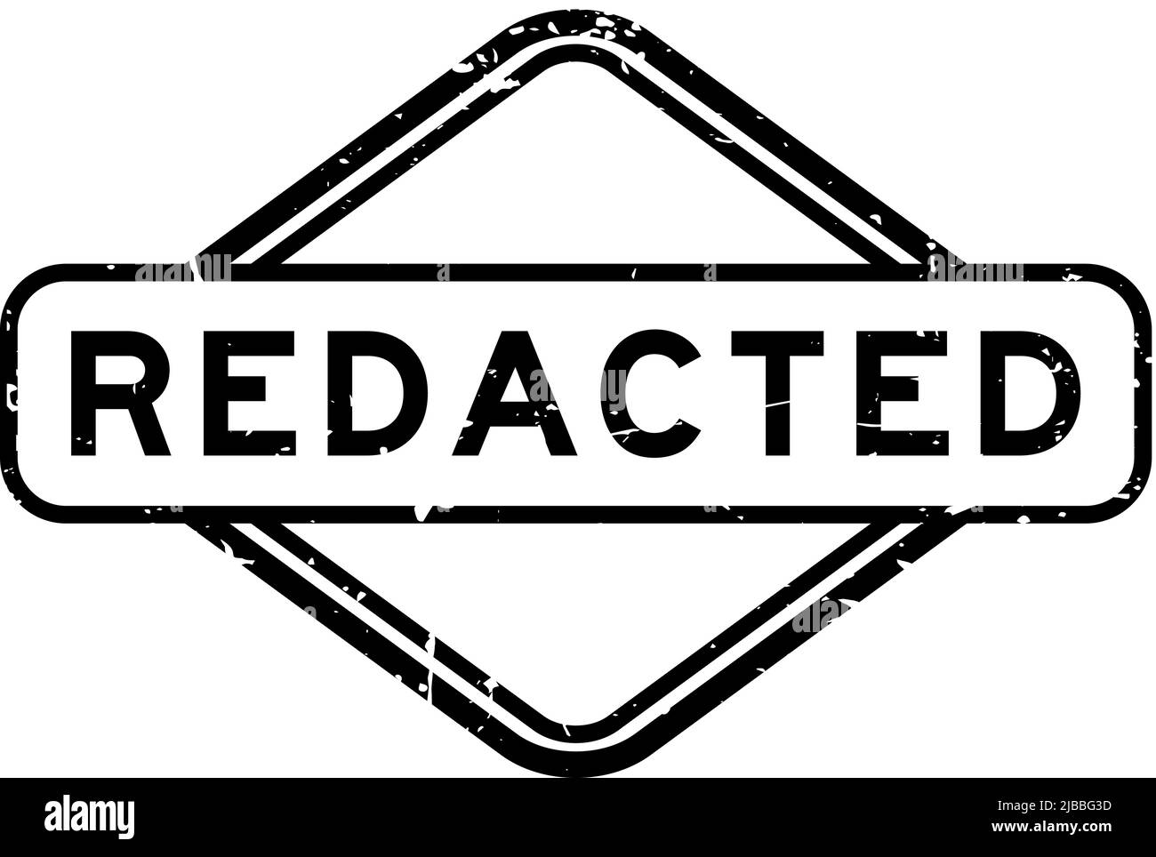 Grunge black redacted word rubber seal stamp on white background Stock Vector Image & Art - Alamy