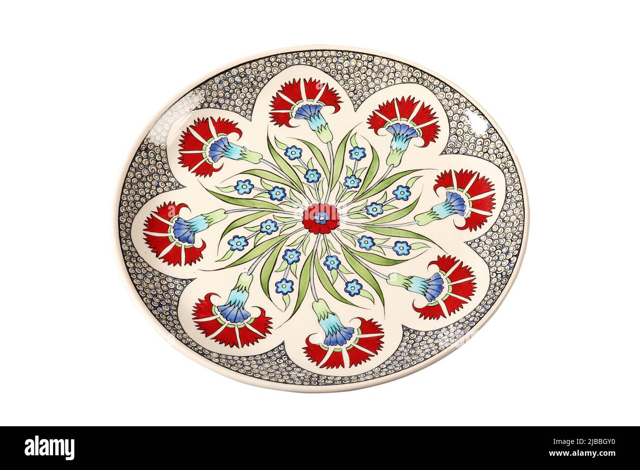 Handmade, authentic gift porcelain plate Stock Photo - Alamy