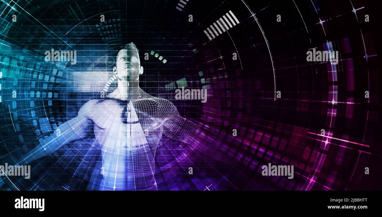 Science Technology Merging into One as a Concept Stock Photo - Alamy