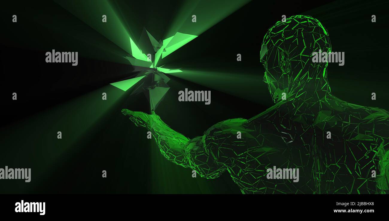 Intelligent Design Concept as a Business Science Art Stock Photo - Alamy