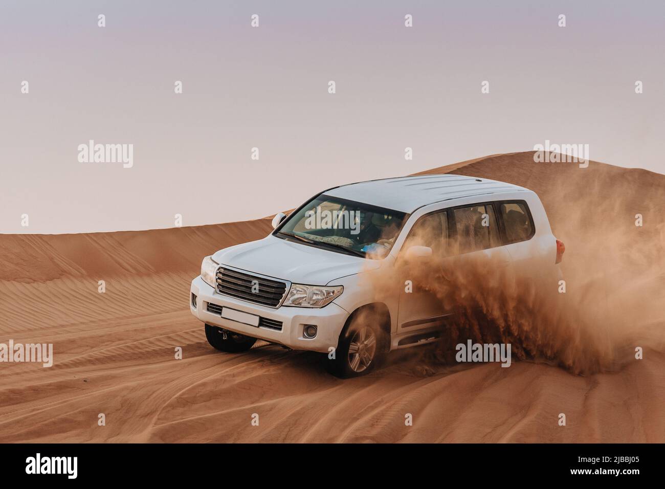 Dubai, United Arab Emirates - 01, July 2021 : Race in sand desert ...