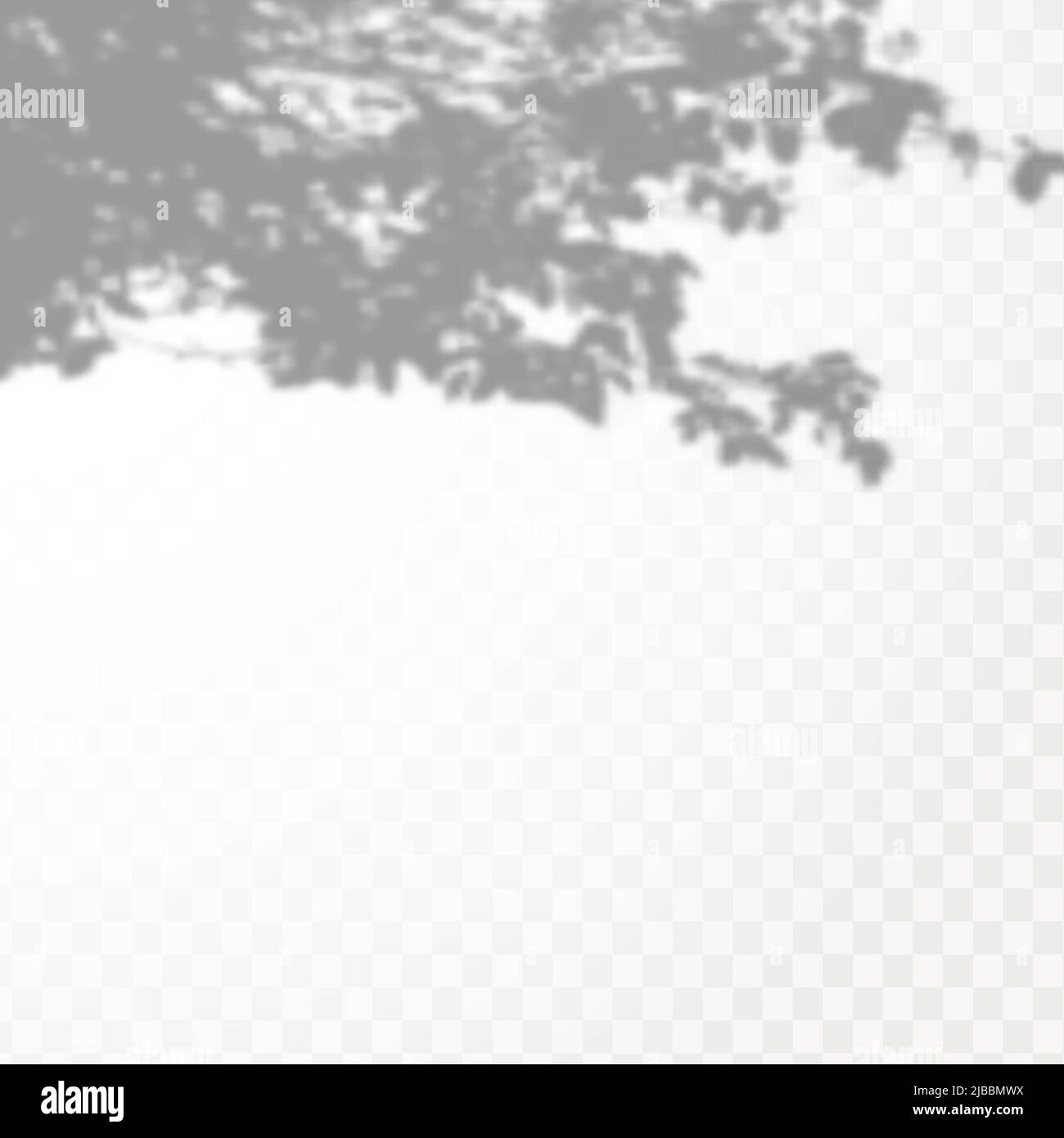The effect of overlaying shadows. Natural light layout.Realistic shadow ...