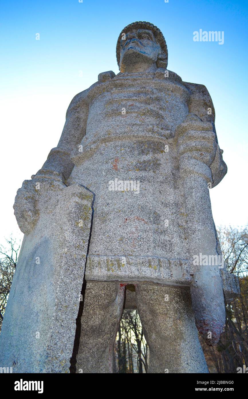 Khan Asparuh Monument in Asparuhov Park,Varna,Bulgaria Stock Photo - Alamy