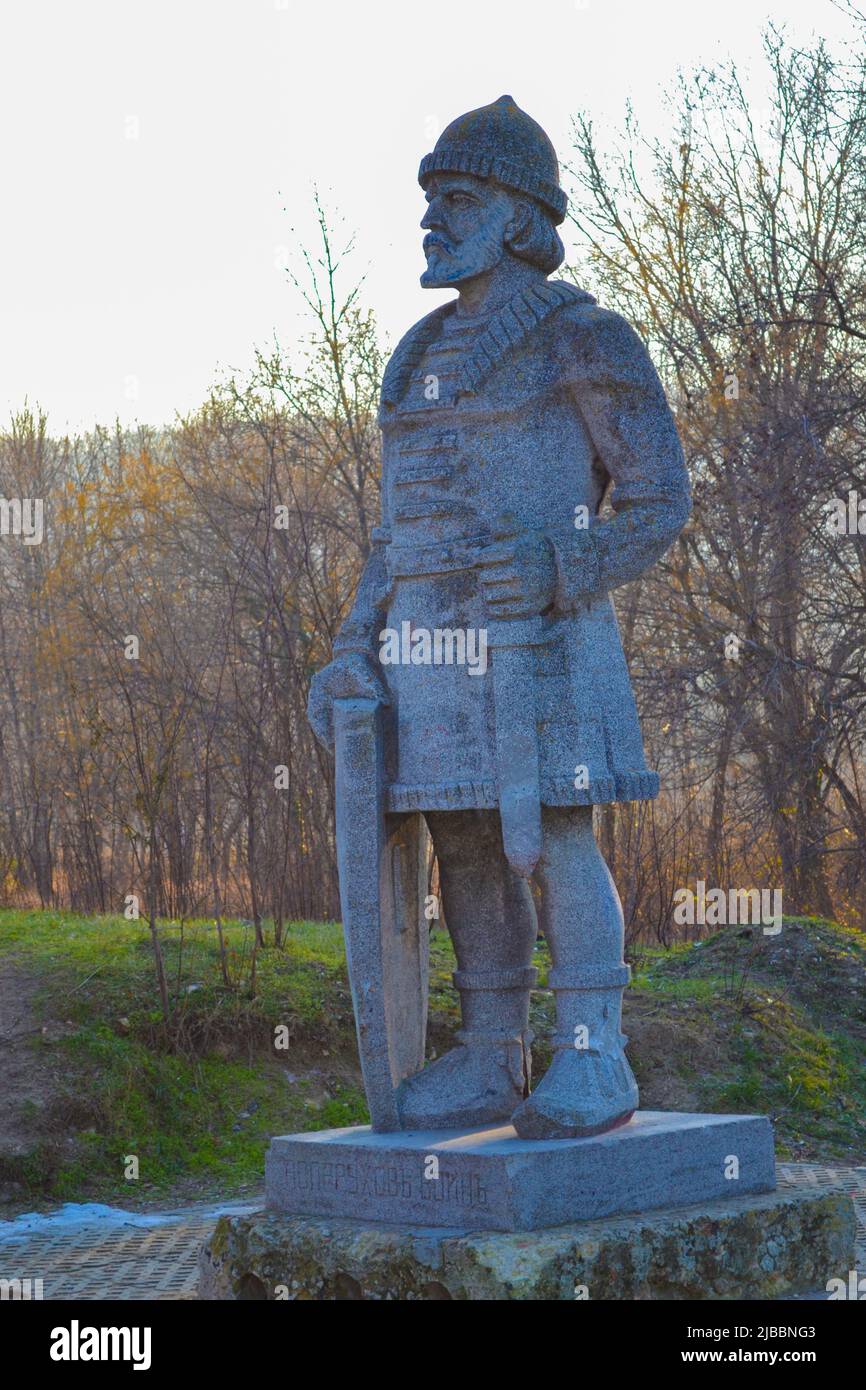 Khan Asparuh Monument in Asparuhov Park,Varna,Bulgaria Stock Photo - Alamy