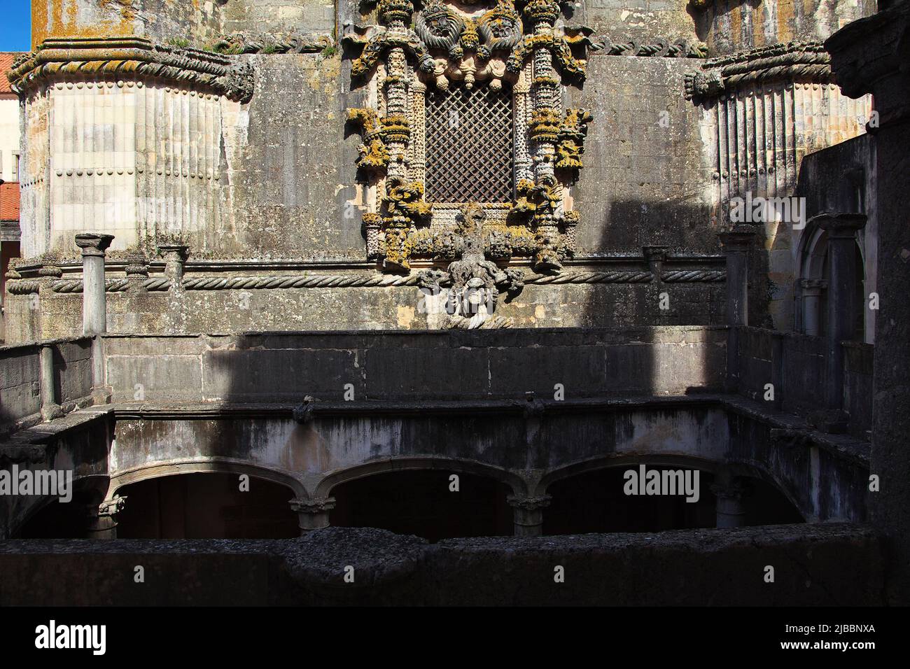 Tomar castle of Templar knights, Portugal Stock Photo - Alamy