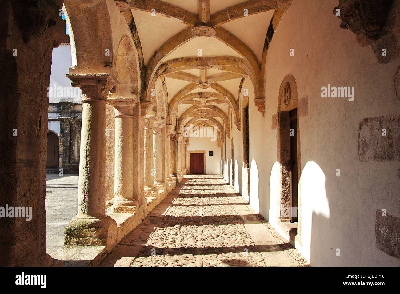 Tomar castle of Templar knights, Portugal Stock Photo - Alamy