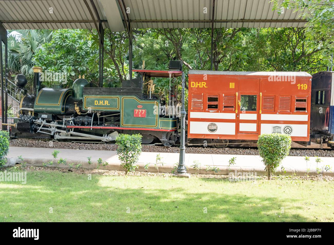 DHR Locomotive number 777 was built for the Darjeeling Himalayan ...