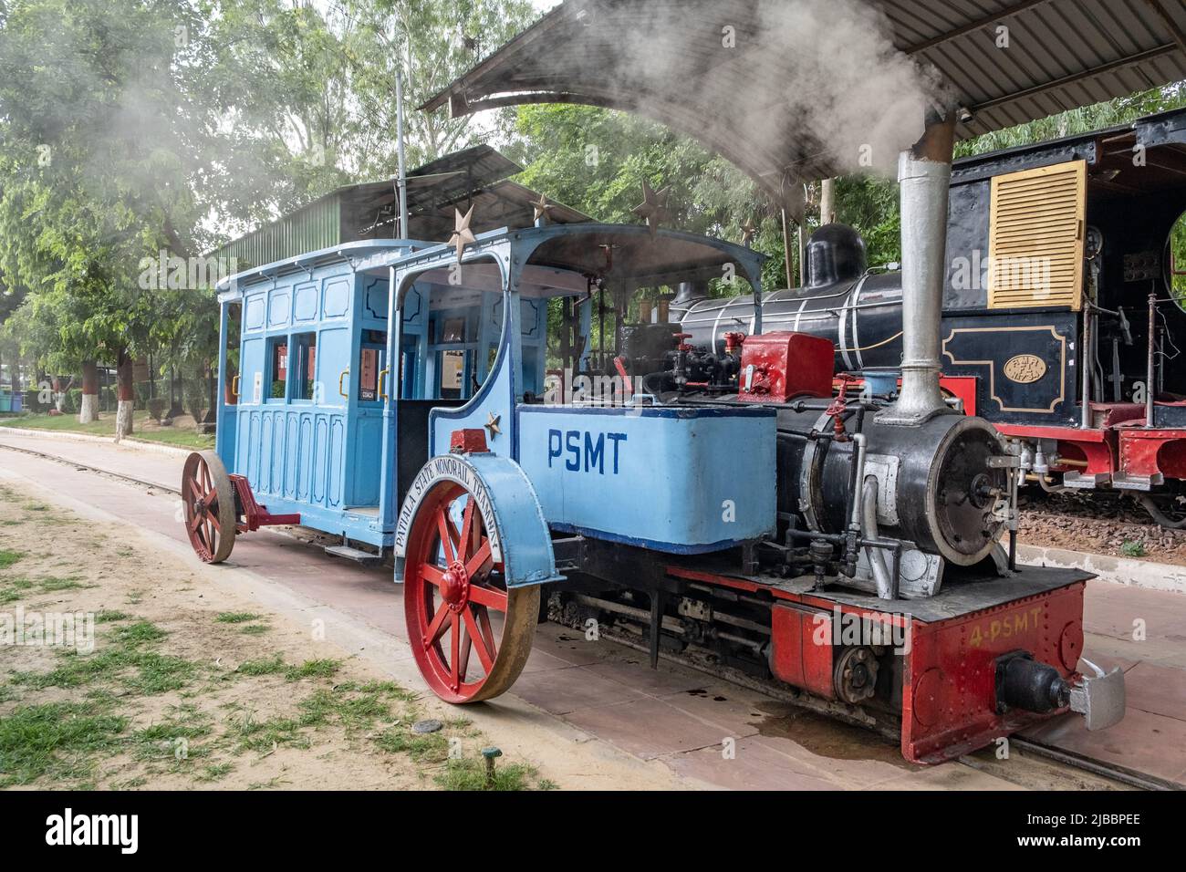 Steam locomotive indian rail museum hi-res stock photography and images ...