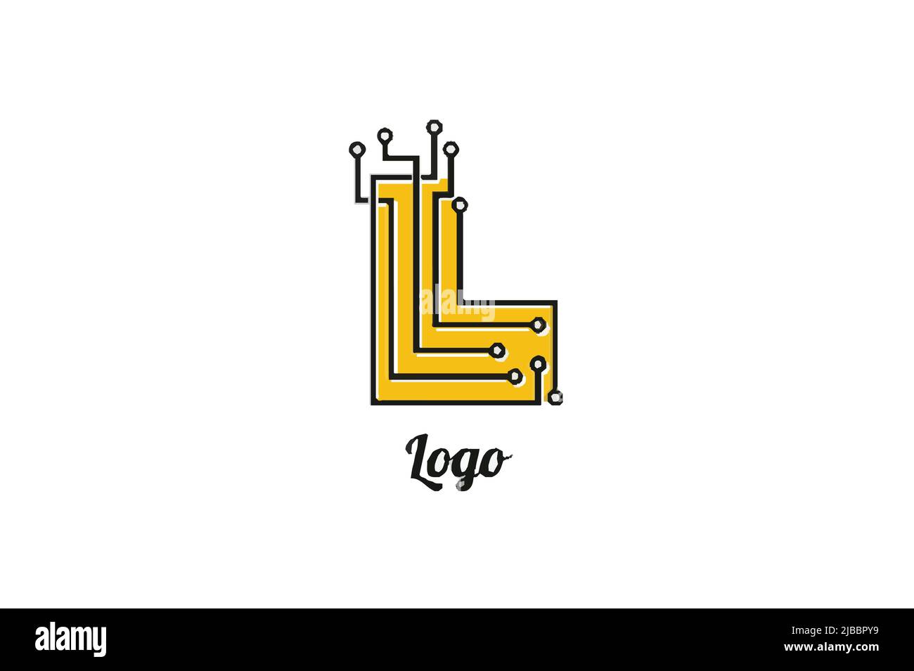 Illustration of professional corporates company icon log design in ...