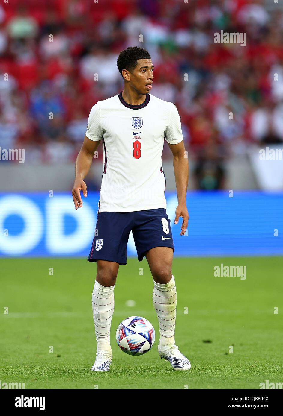 Budapest, Hungary, 4th June 2022. Jude Bellingham of England during the ...
