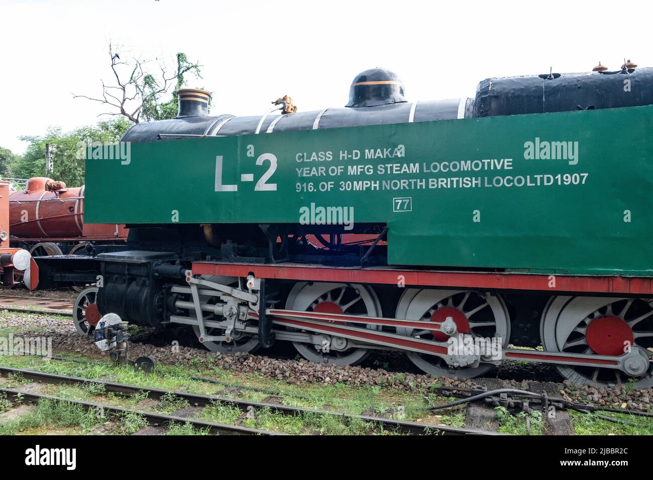 L2. This 2-8-4 wheel arrangement broad gauge (5’6″) steam engine was ...