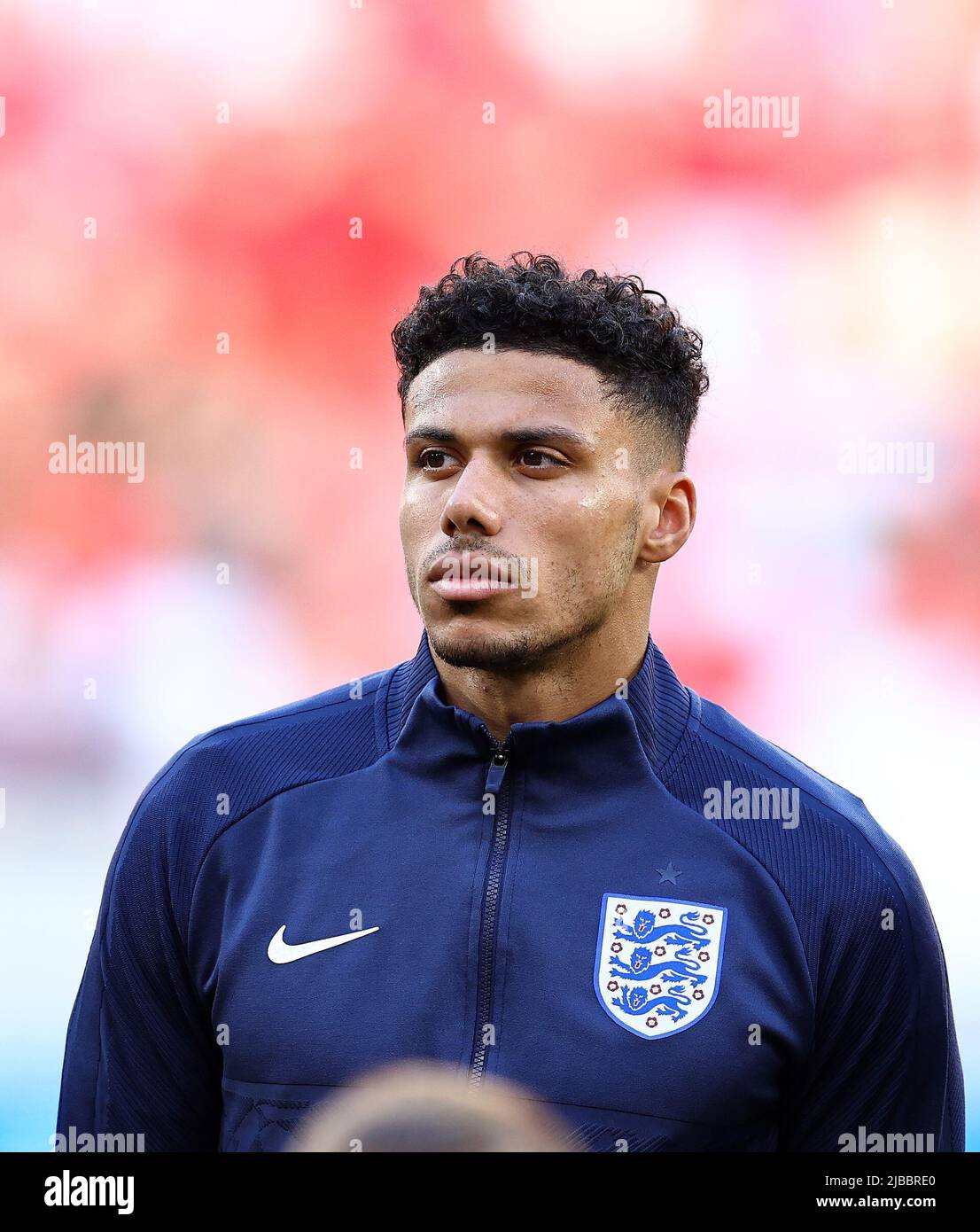 Budapest, Hungary, 4th June 2022. James Justin of England during the ...