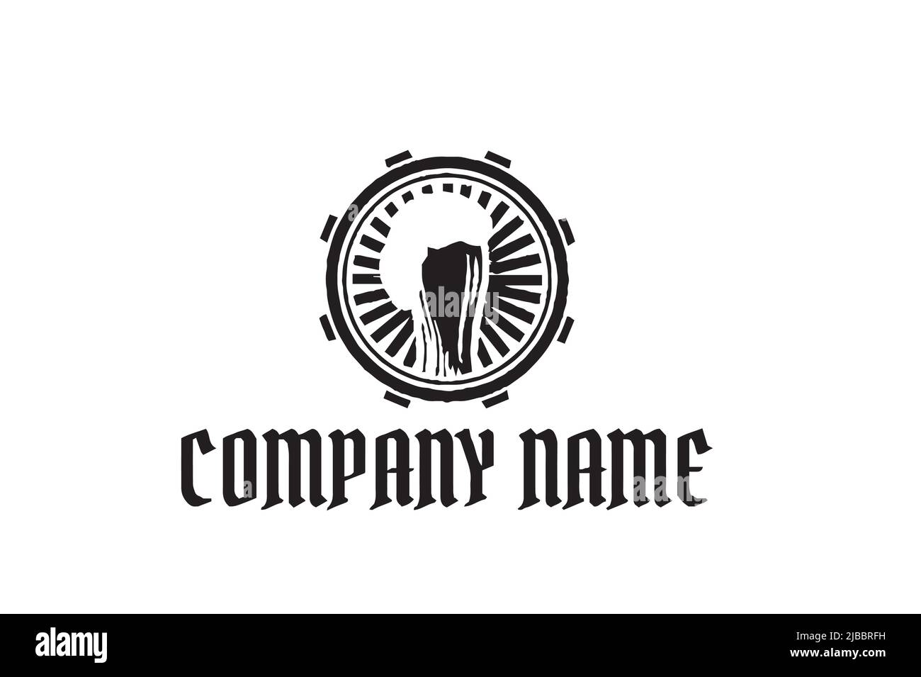 Illustration of professional corporates company icon log design in ...