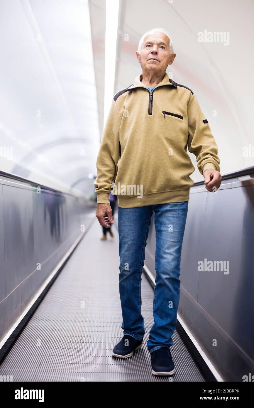 Old moving walkway hi-res stock photography and images - Alamy