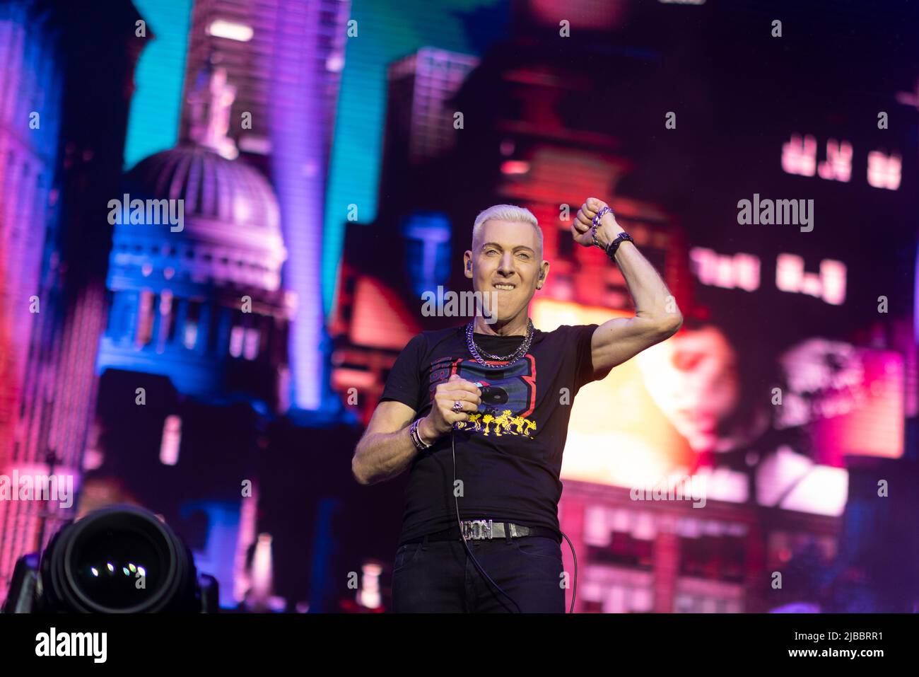 Nuremberg, Germany. 05th June, 2022. The singer of the German techno ...