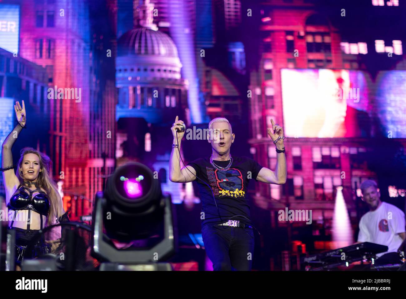 Nuremberg, Germany. 05th June, 2022. The singer of the German techno ...