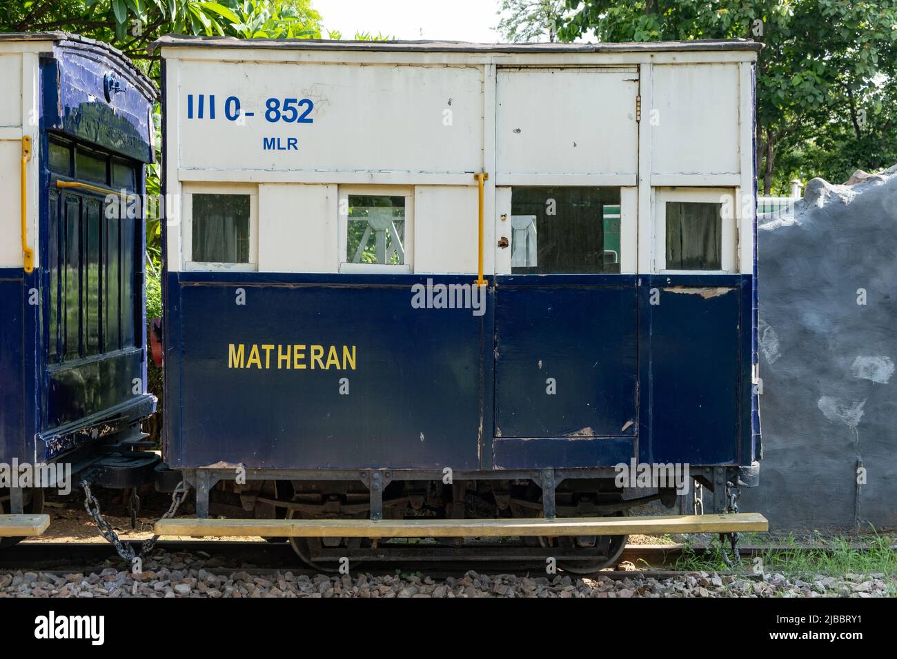 Matheran Rail Car Instead of coaches, the Matheran Light Railway made ...