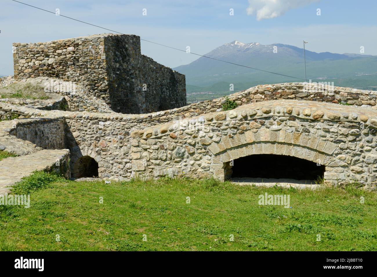 Fortress over the town of Prizren on Kosovo Stock Photo - Alamy