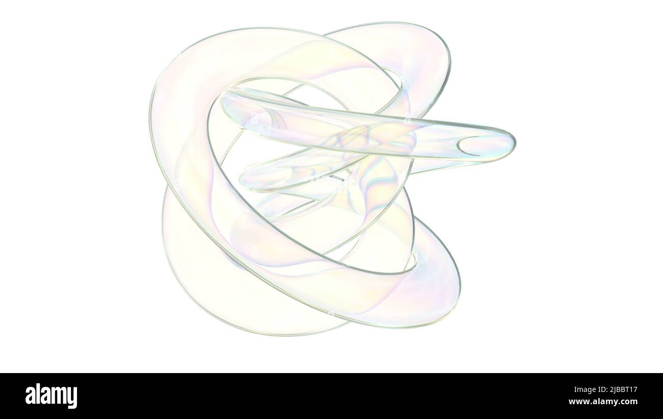 Abstract object Futuristic concept art intro 3d render Stock Photo - Alamy