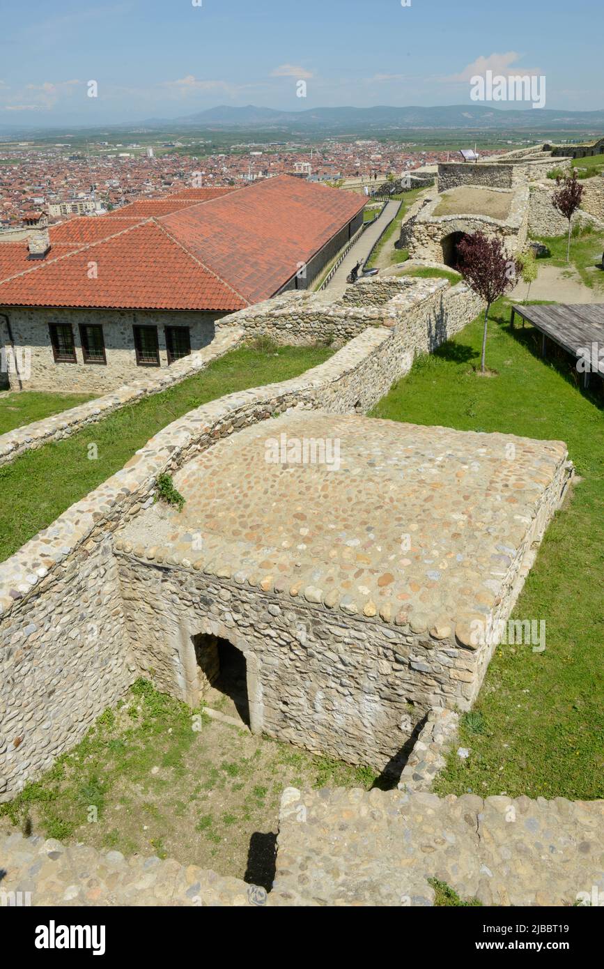 Fortress over the town of Prizren on Kosovo Stock Photo - Alamy