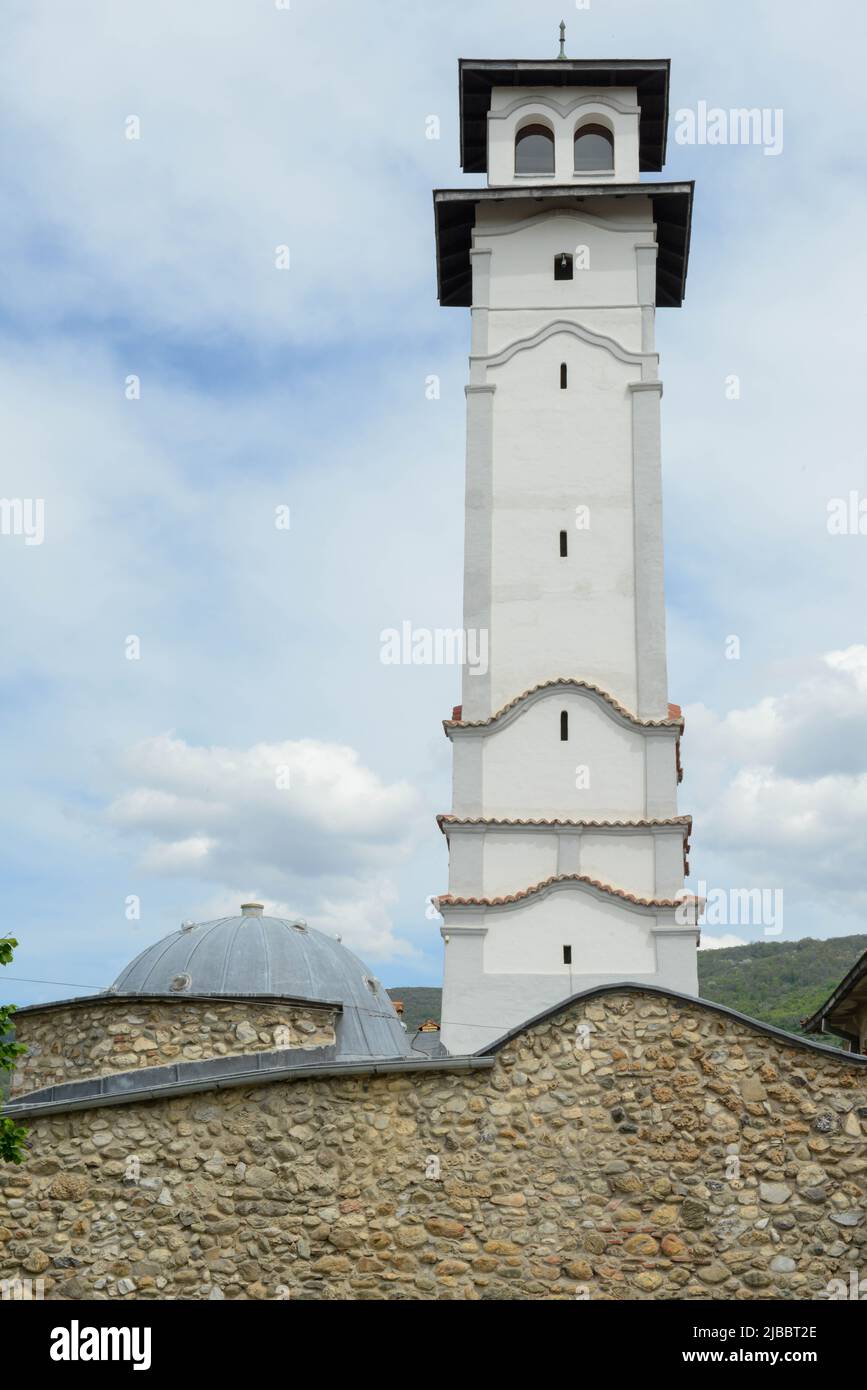 Old clock tower of Prizren on Kosovo Stock Photo - Alamy