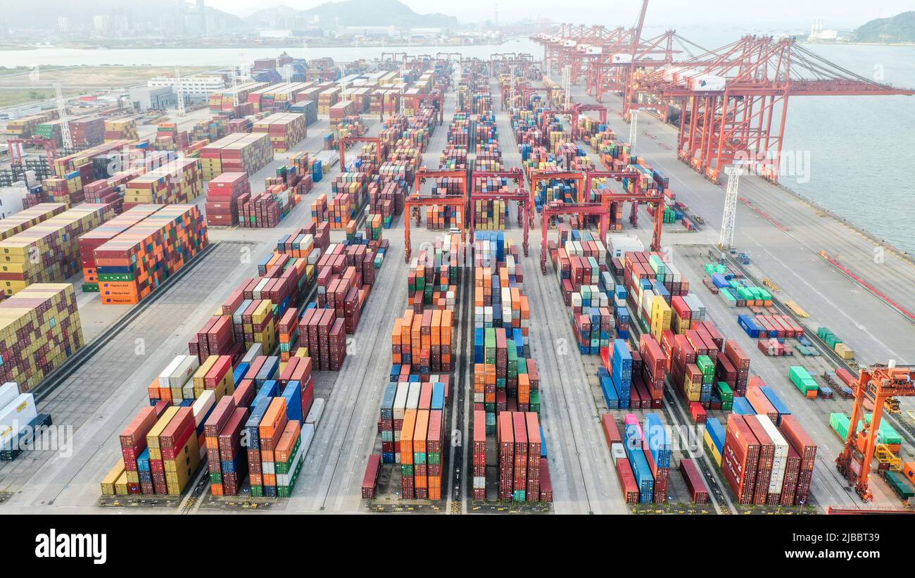 SHENZHEN, CHINA - JUNE 5, 2022 - Aerial photo taken on June 5, 2022 ...