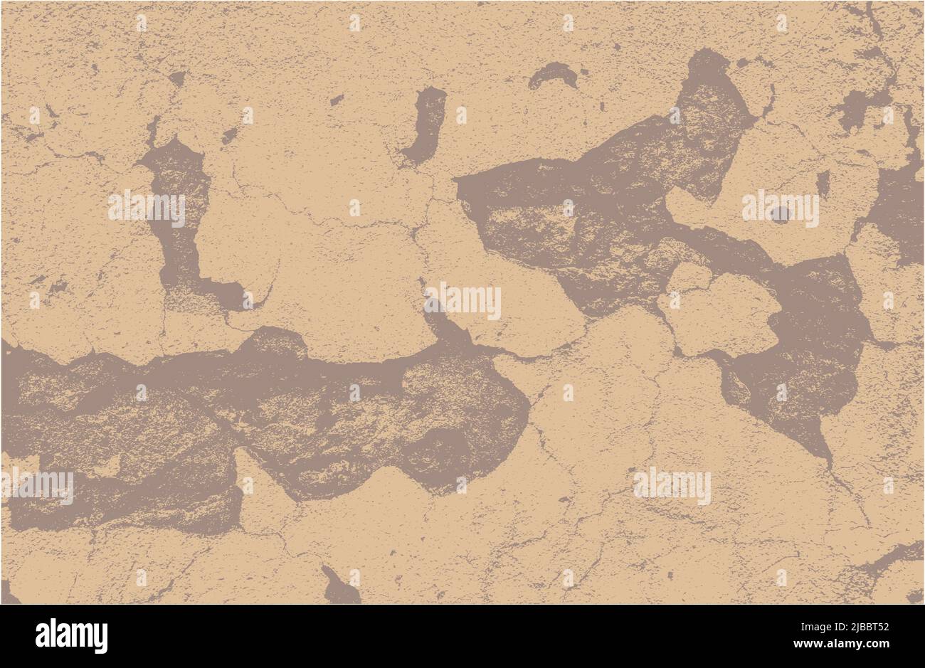 Distressed overlay texture of beige cracked concrete, stone or asphalt ...