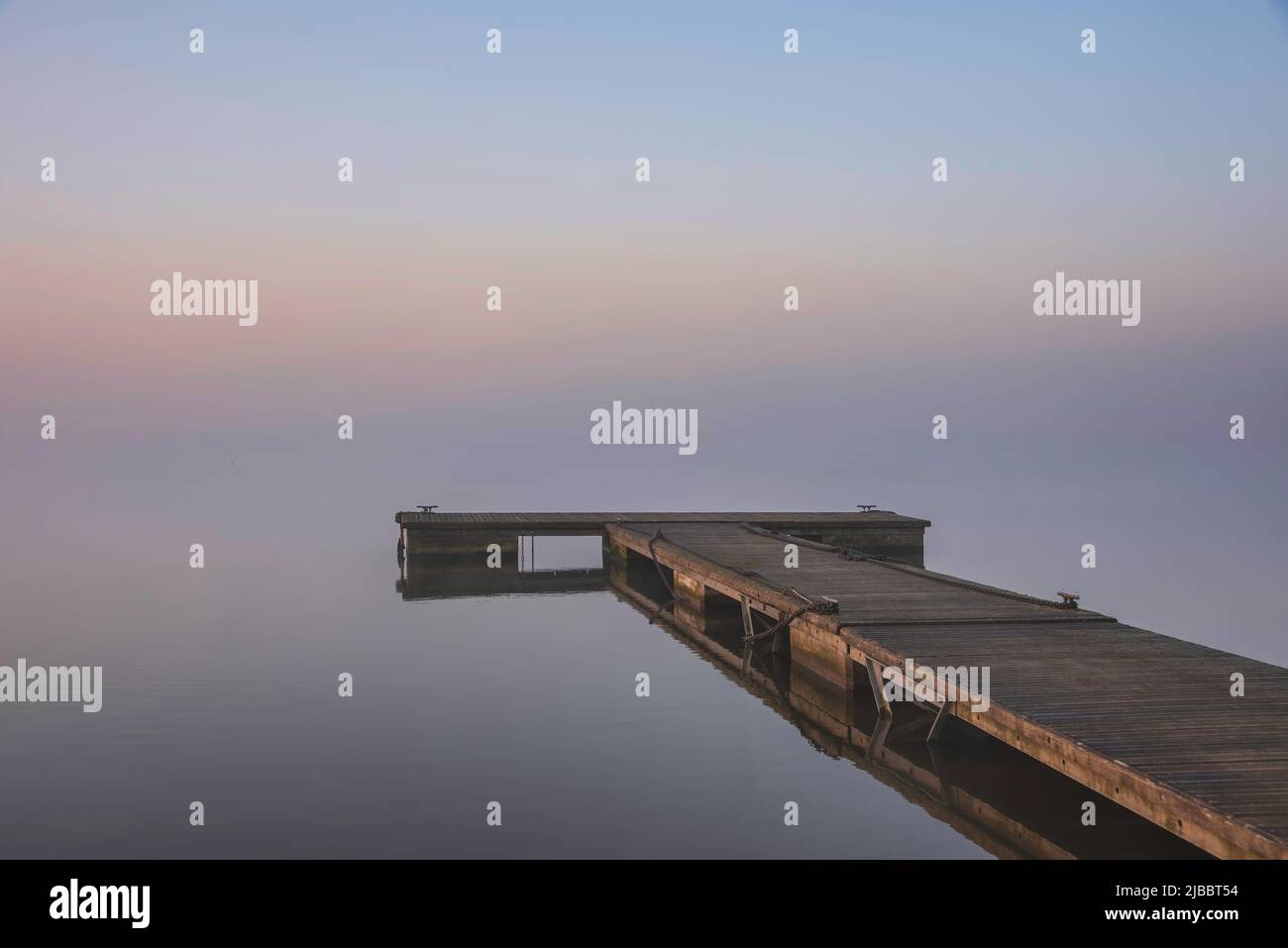 Epic landcape image of Spring sunrise over reservoir lake with dawn ...