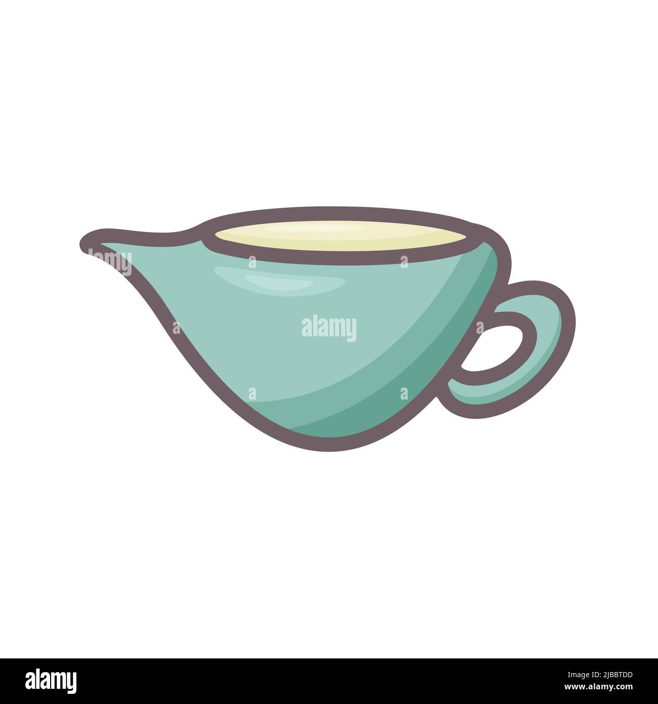 Ceramic sauce boat Stock Vector Images - Alamy