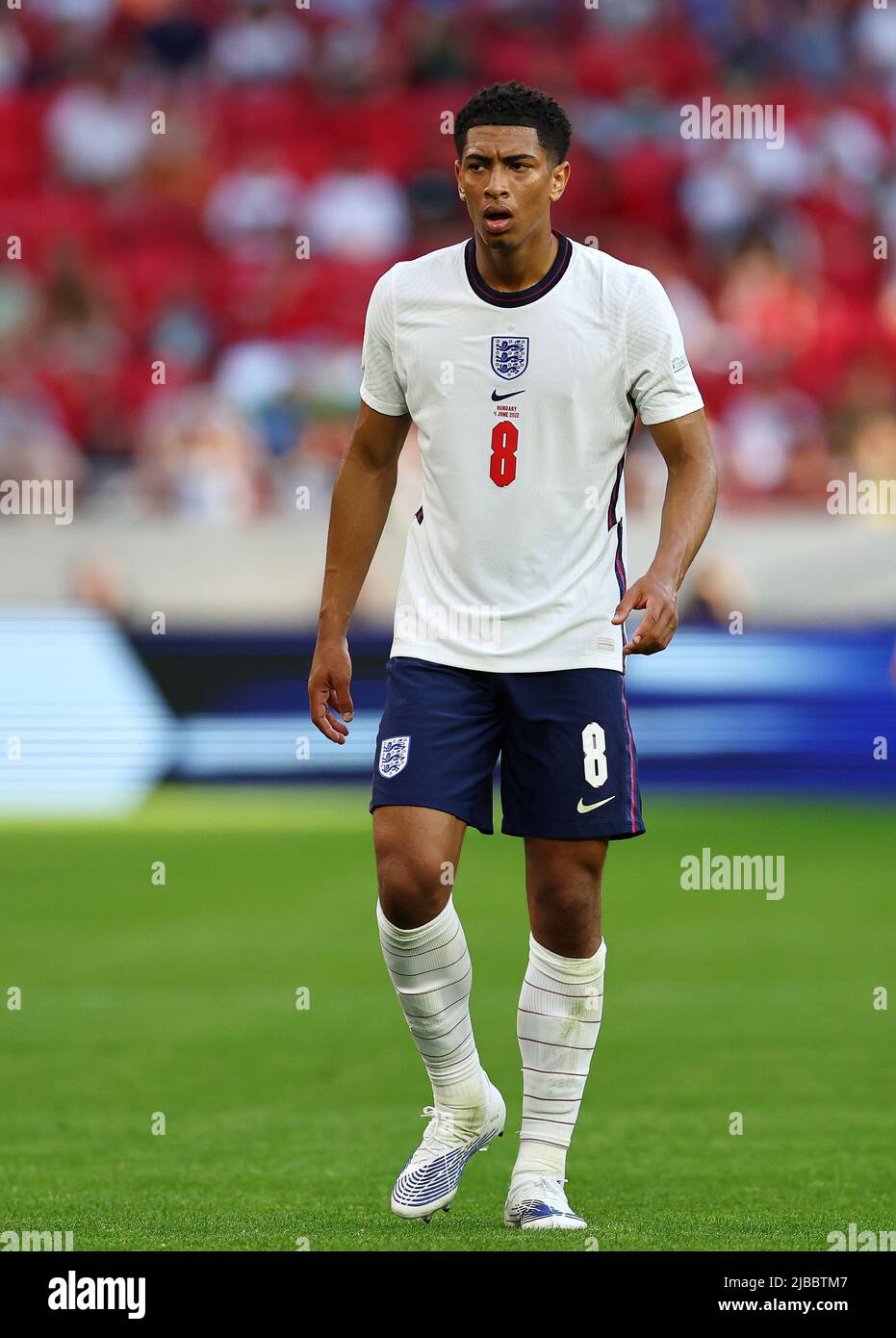 Budapest, Hungary, 4th June 2022. Jude Bellingham of England during the ...
