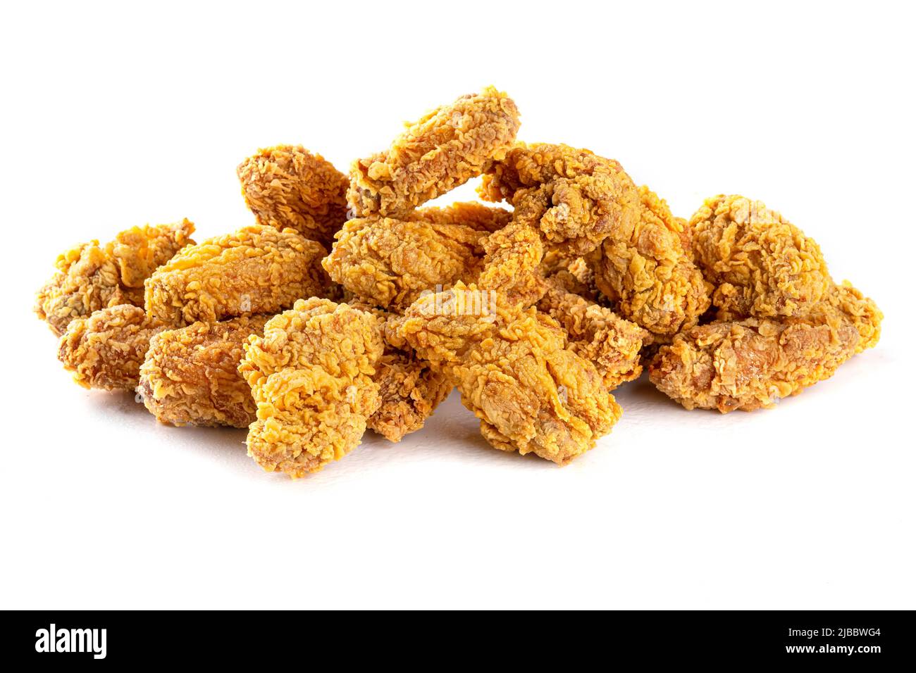Isolated fried fast food chicken wings Stock Photo - Alamy