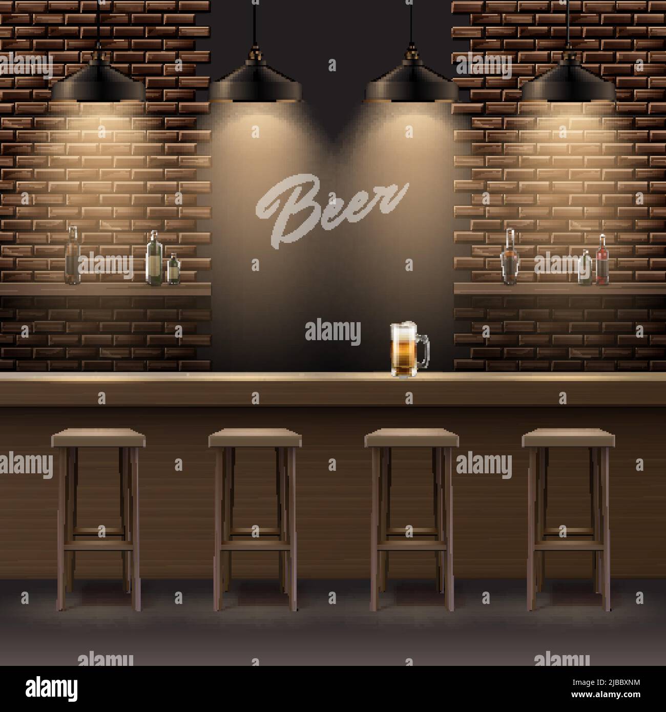 Tavern table Stock Vector Images - Alamy