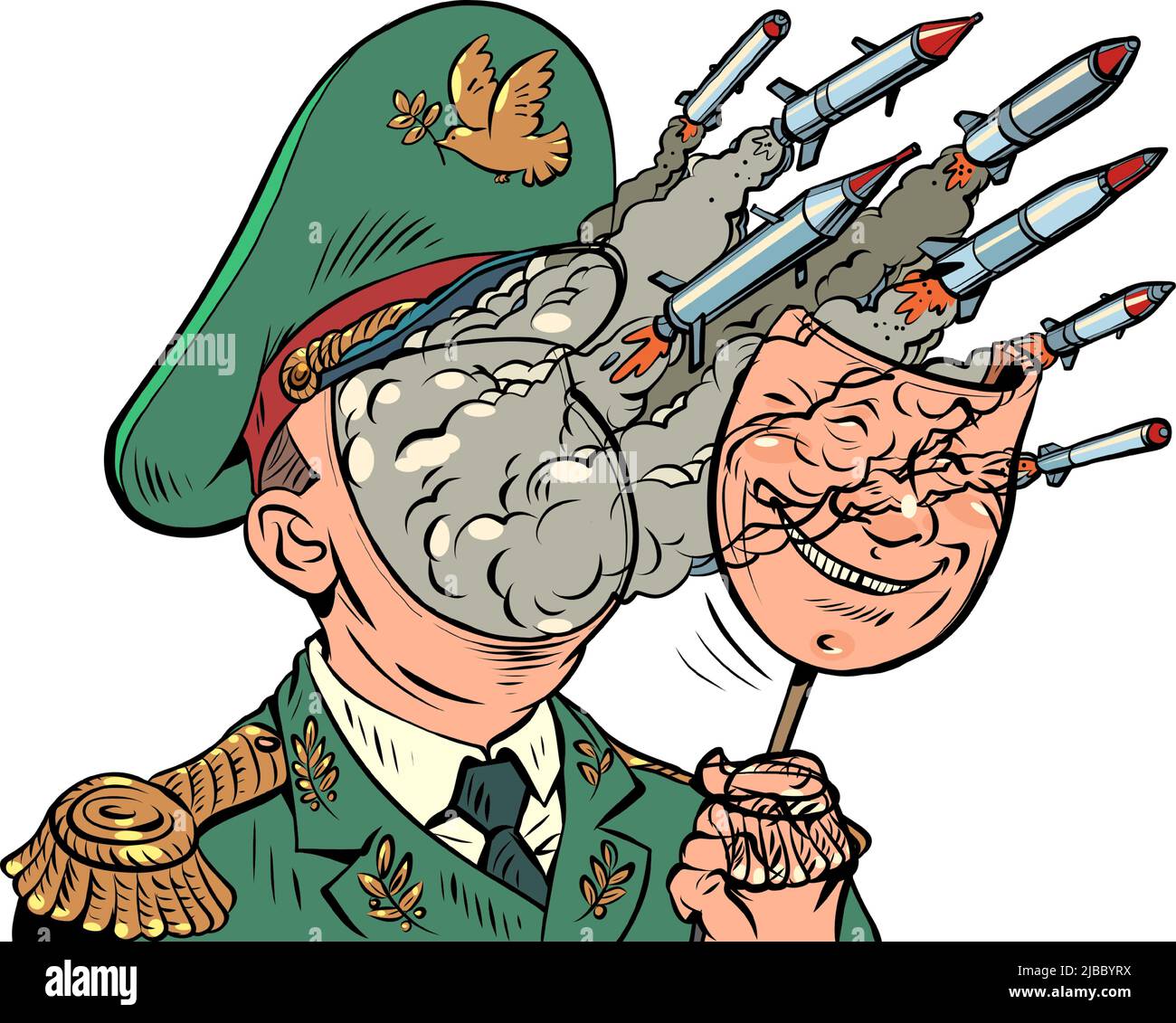 Nuclear war poster Stock Vector Images - Alamy