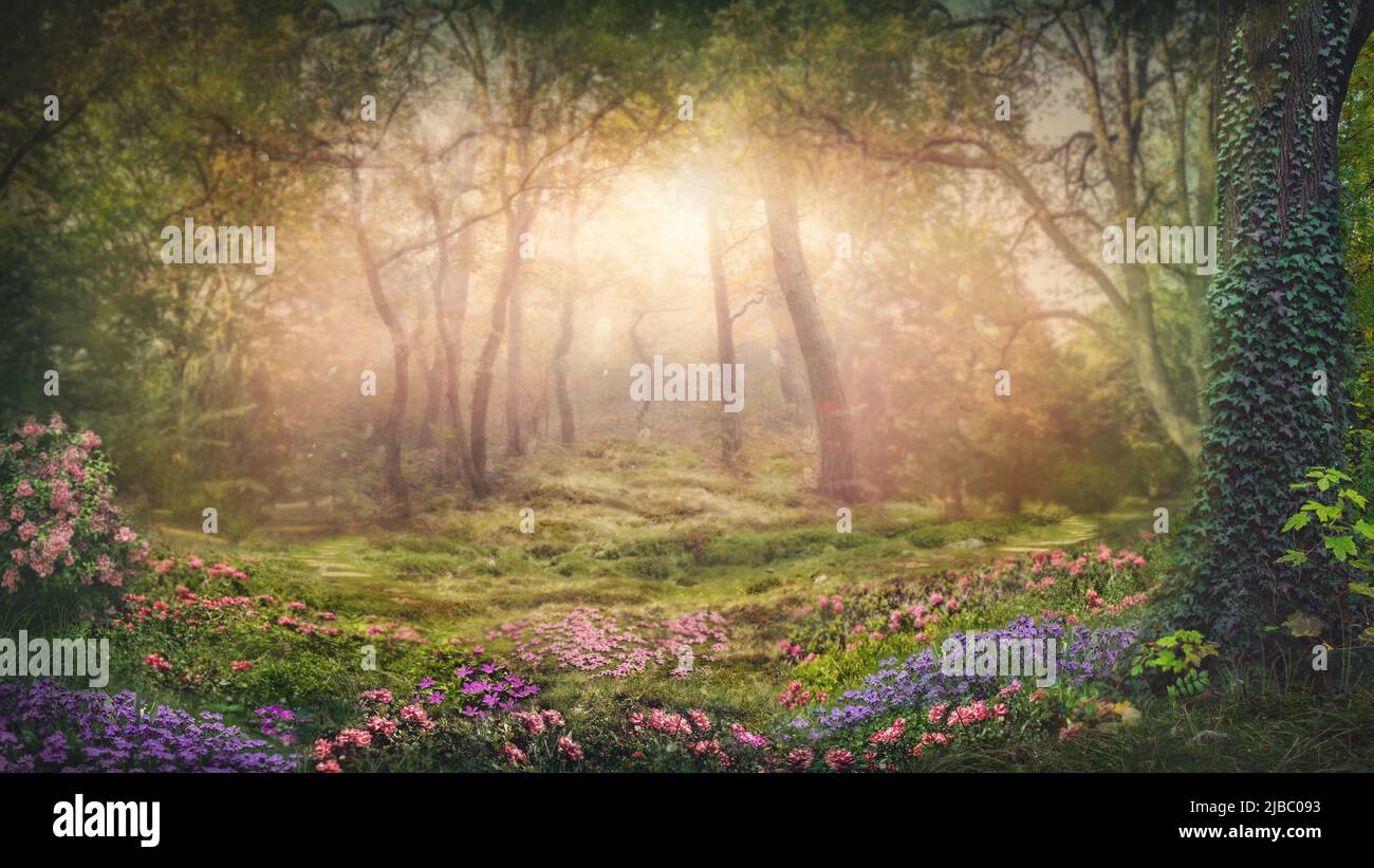 Abstract dreamy background with copy space Stock Photo - Alamy