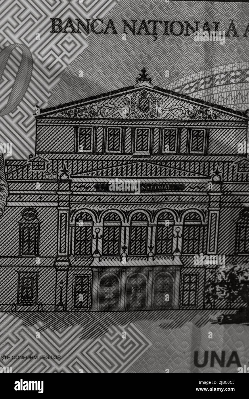 Romania LEI money. Romanian LEI currency Stock Photo - Alamy