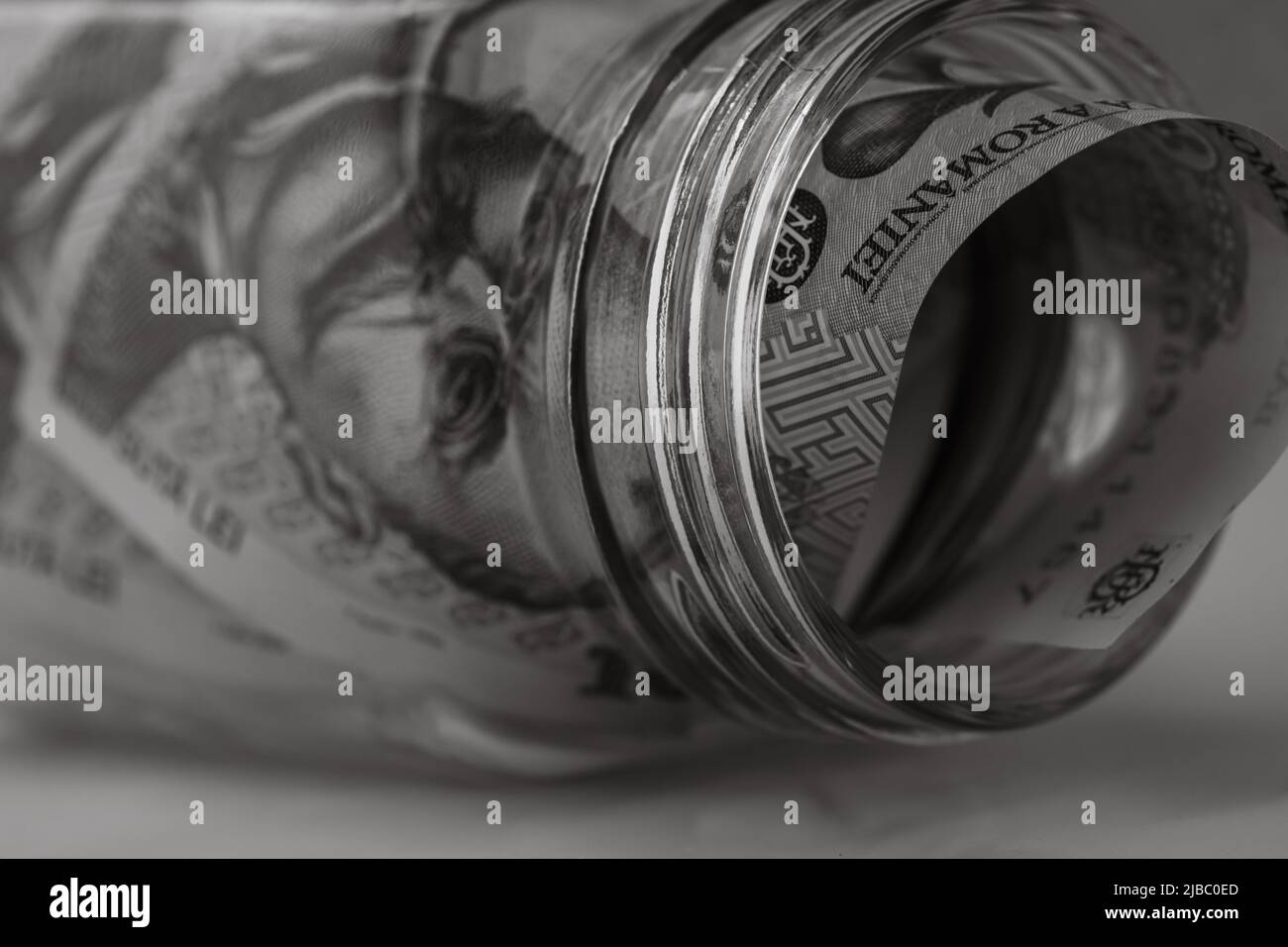 Romania LEI money. Romanian LEI currency Stock Photo - Alamy