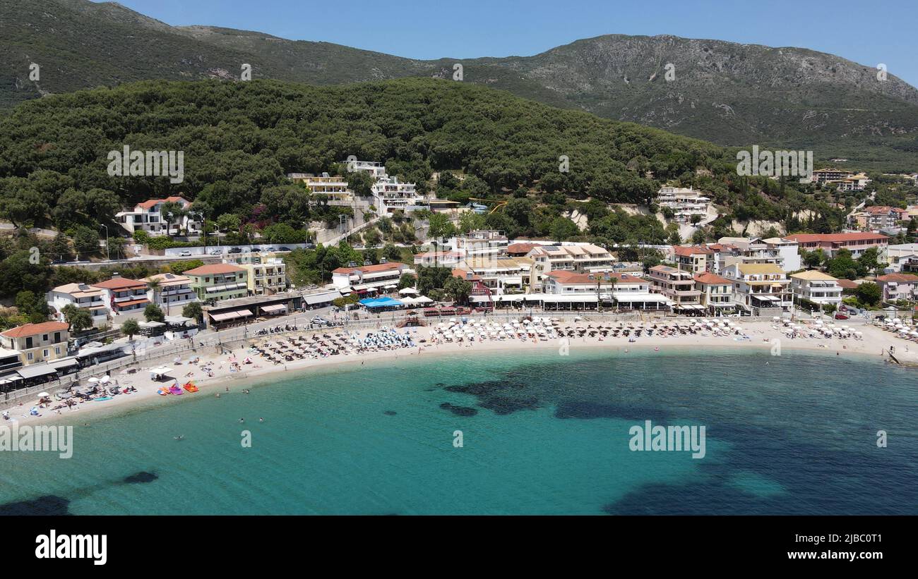 Parga, greek caribbean in preveza, famous tropical destination vacation ...
