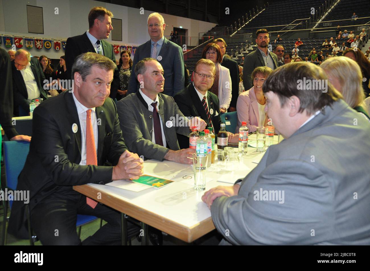 Hof, Germany. 05th June, 2022. Supreme leader of the Sudeten Germans ...