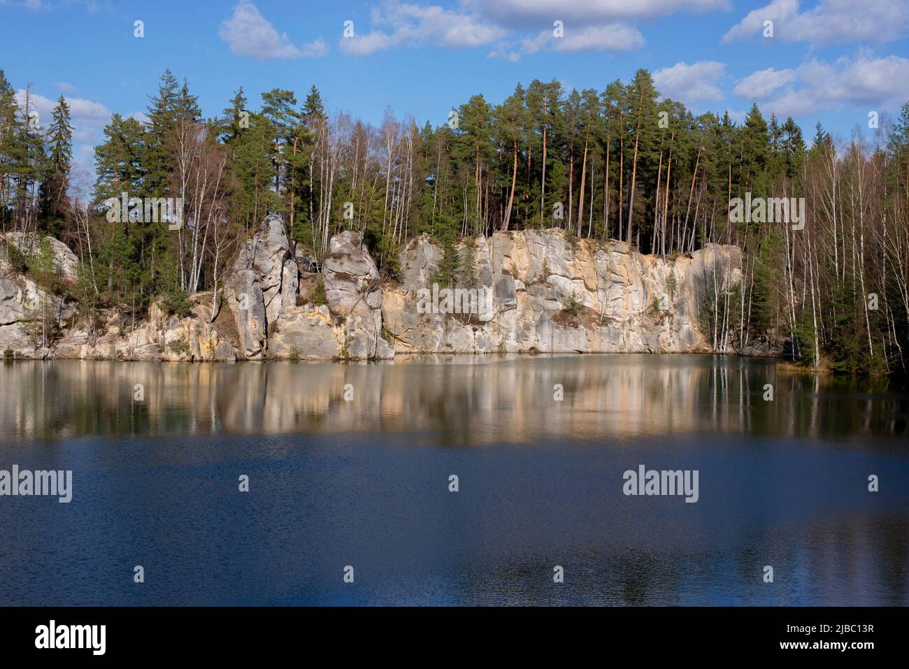 Beautiful nature of Adrspach-Teplice Rocks. National Park of Adrspach ...