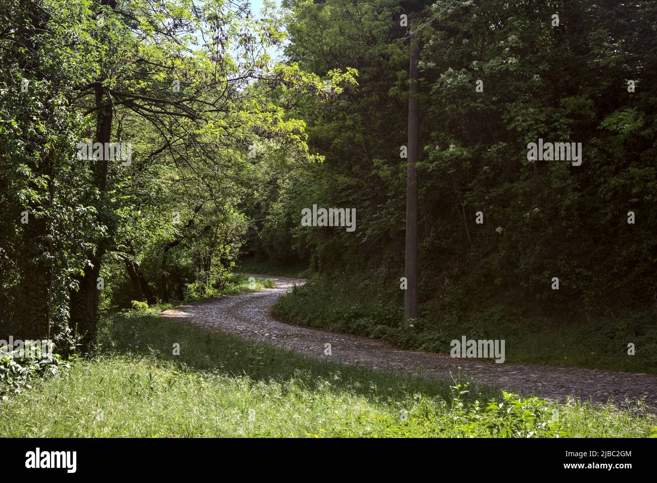 Shady alley in mountain hi-res stock photography and images - Alamy