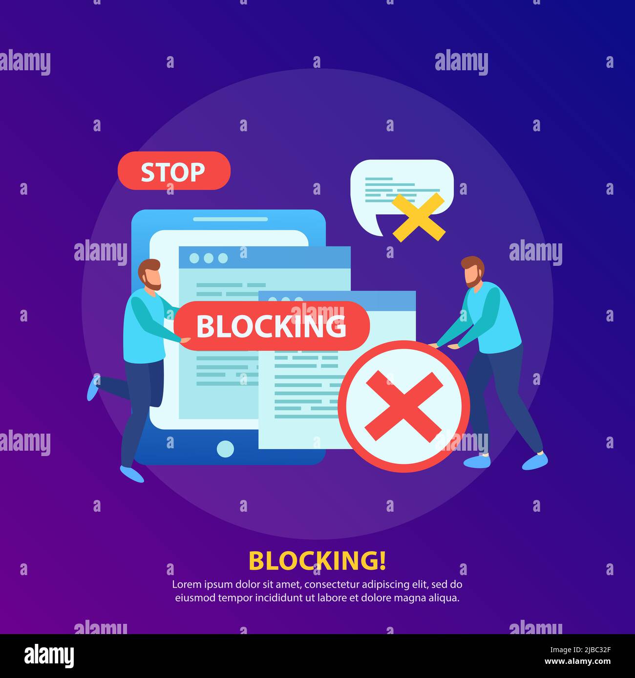 Ip address blocking hi-res stock photography and images - Alamy